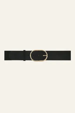 Ba&sh Cole Suede Belt - Black