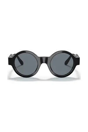 Giorgio Armani Round Frame Sunglasses - Black