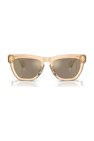 Burberry Square Frame Sunglasses - Gold