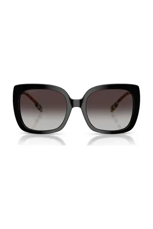 Burberry Caroll Square Frame Sunglasses - Red