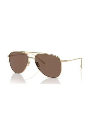 Giorgio Armani Aviator Sunglasses - Gold