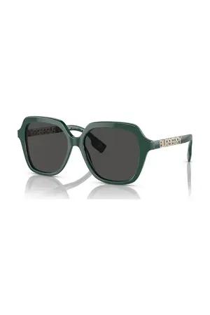 Burberry Burberry Joni Square Frame Sunglasses Green
