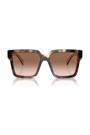 Prada Square Frame Sunglasses - Brown