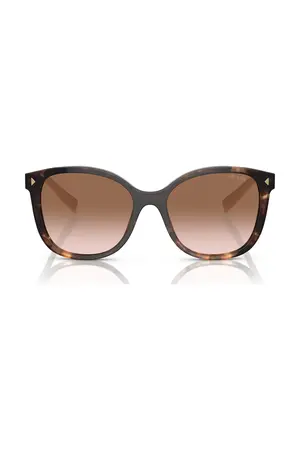 Prada Pr 22zsf Tortoise Square Sunglasses