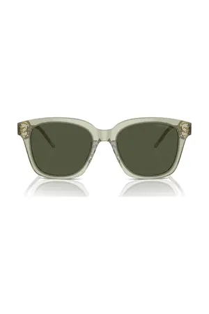 Giorgio Armani Acetate Square Frame Sunglasses - Green
