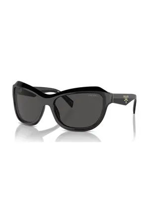 Prada Butterfly Frame Sunglasses - Black