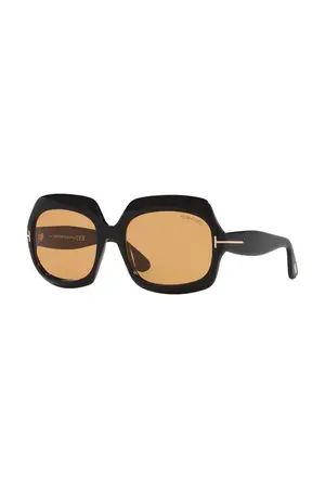 TOM FORD Irregular Sunglasses - Brown