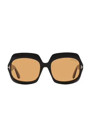 TOM FORD Irregular Sunglasses - Brown