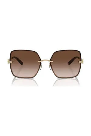 Tory Burch Irregular Sunglasses - Gold