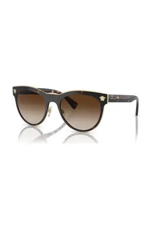 Versace Sunglasses With Medusa - Brown
