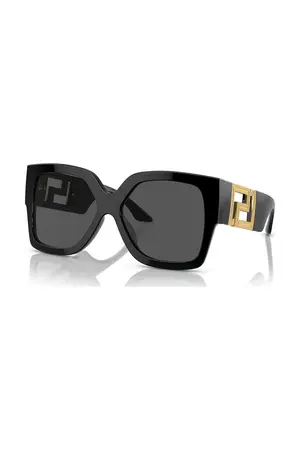 Versace Rectangle Sunglasses Red