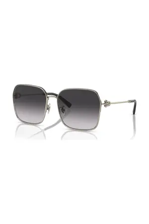 TIFFANY SUNGLASS HUT Tiffany & Co. Square Frame Sunglasses - Gold