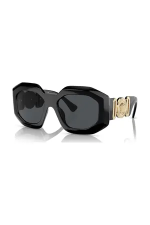 Versace Irregular Sunglasses - Red