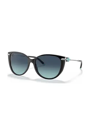 TIFFANY SUNGLASS HUT Tiffany Cat Eye Sunglasses Black