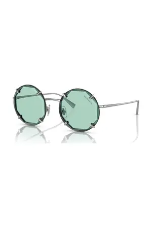 TIFFANY SUNGLASS HUT Tiffany & Co. Round Frame Sunglasses - Blue