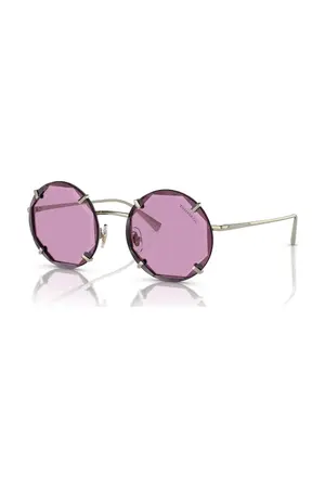 TIFFANY SUNGLASS HUT Tiffany & Co. Round Frame Sunglasses Violet