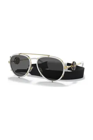 Versace Versace Aviator Sunglasses Grey