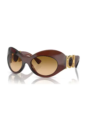 Versace Irregular Sunglasses Gold