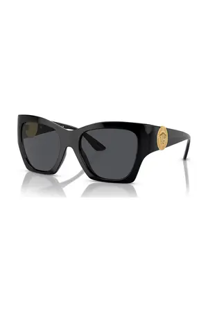 Versace Versace Irregular Sunglasses Red