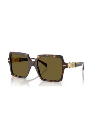 Versace Square Frame Sunglasses - Brown