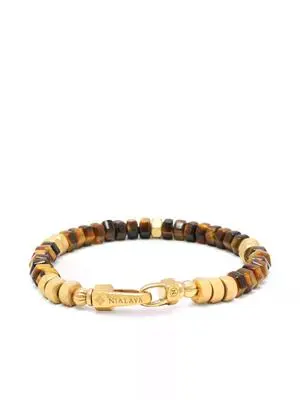 NIALAYA JEWELRY Tiger Eye Bracelet - Brown