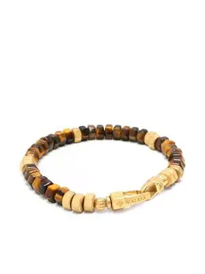 NIALAYA JEWELRY Tiger Eye Bracelet - Brown