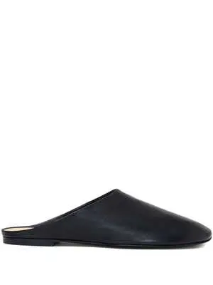 Proenza Schouler Glove Leather Slides - Black