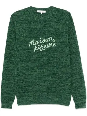 Maison Kitsuné Logo-embroidered Sweater