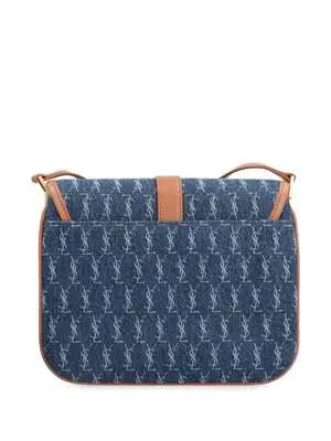Saint Laurent Monogram Denim Crossbody Bag