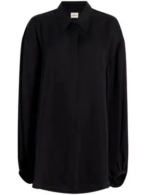 Khaite The Bam Shirt - Black