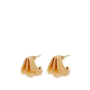 MISSOMA Triple Ridge Hoop Earrings - Gold