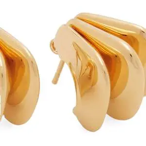MISSOMA Triple Ridge Hoop Earrings
