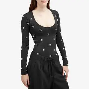 Fiorucci Metal Studded Bodysuit