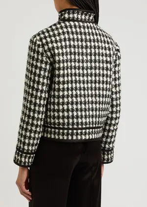 Alice + Olivia Corwin Checked Tweed Jacket