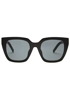 Saint Laurent Oversized Square Frame Sunglasses - Black