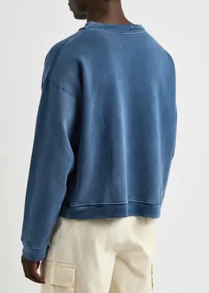 CHERRY LOS ANGELES Logo-embroidered Cotton Sweatshirt