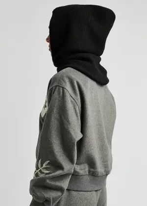 LOOP CASHMERE Ribbed Hood