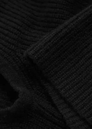 LOOP CASHMERE Ribbed Hood
