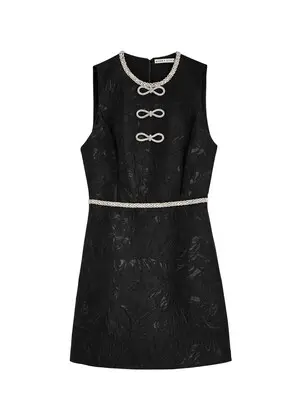 alice + olivia Crew Neck Mini Dress