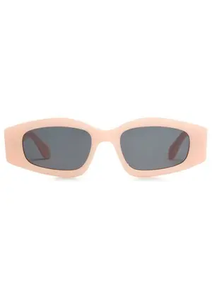 Alaïa Square-frame Sunglasses - Pink