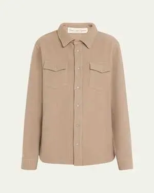 GOD'S TRUE CASHMERE Waffle Shirt Jacket
