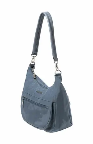 BAGGALLINI Modern Pocket Half Moon Shoulder Bag - Mist