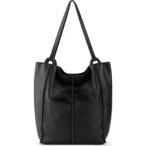THE SAK The Sak Los Feliz Tall Leather Tote Bag Black