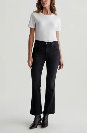 Ag Farrah Mid-rise Ankle Bootcut Jeans