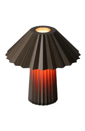 SOFIEST DESIGNS Umbrella Table Lamp Amber Brown