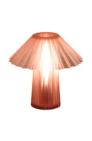 SOFIEST DESIGNS Umbrella Table Lamp Transparent Pink