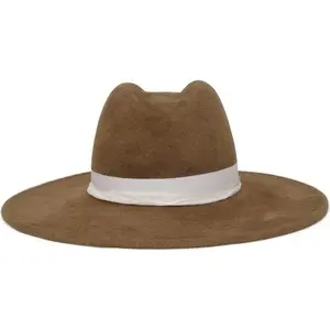 GIGI BURRIS MILLINERY Norma Rabbit Hair Felt Hat - Walnut