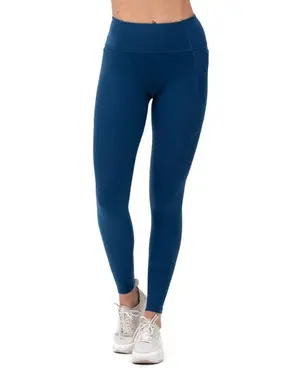 REBODY Phoenix Fleece Pocket Legging - Poseidon Blue