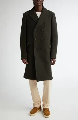 Massimo Alba Dodge Double-breasted Virgin Wool Coat - Hunter