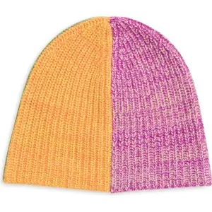 WASTE YARN PROJECT Yaya Colorblock Beanie - Light/ Bright Multi
